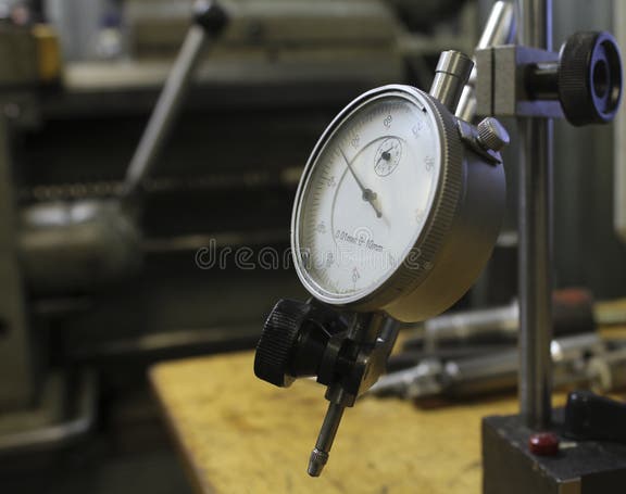 Measuring Precision Instruments Instrument Dial Indicator Stock Image ...