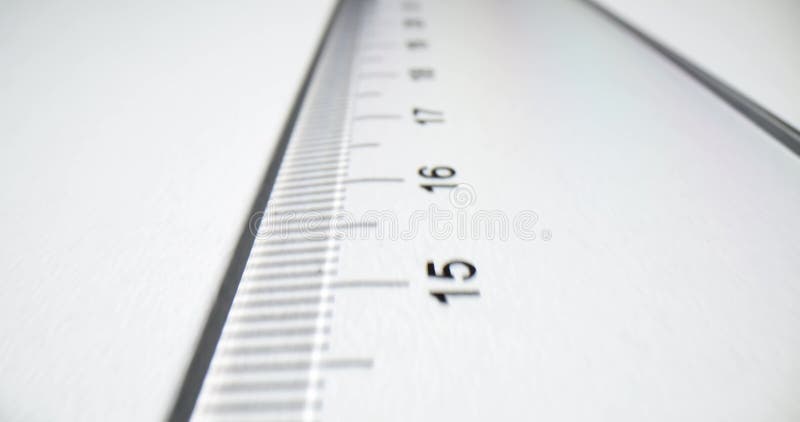Measuring Ruler Scale in Centimeters and Millimeters Stock Video ...