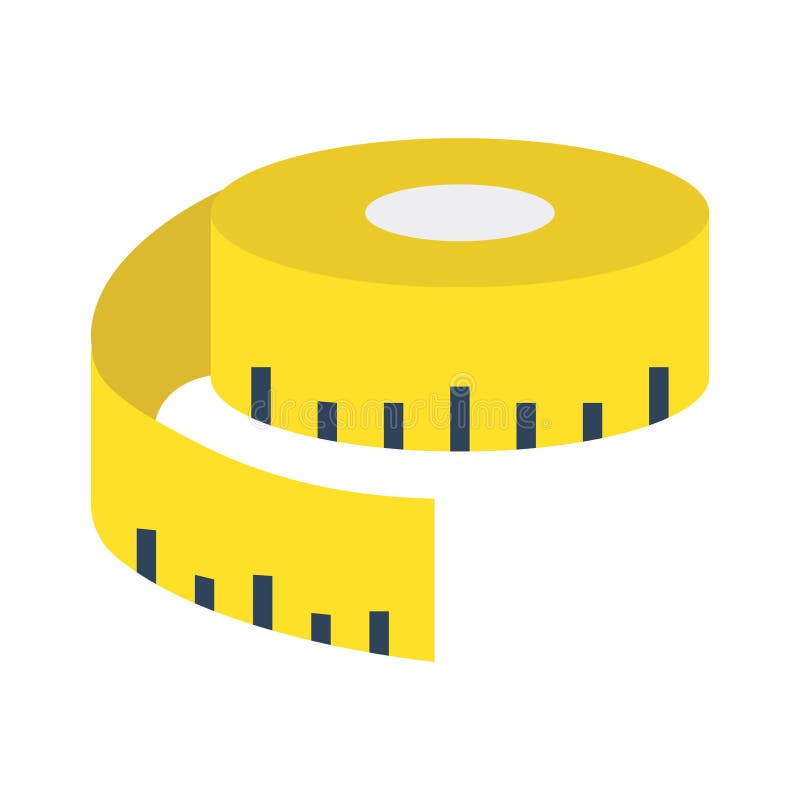 Measuring, Ruler, Tape Ruler, Tool Fully Editable Vector Icon Stock ...