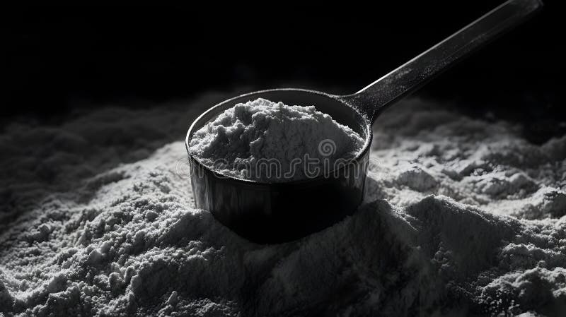 Scoop Protein Powder Dark Surface Stock Photos - Free & Royalty-Free ...