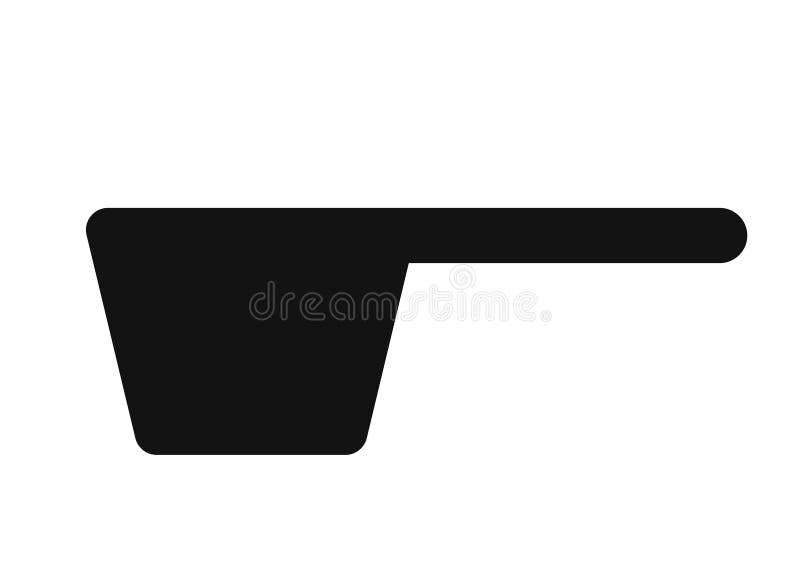 Measuring Scoop Vector Icon Stock Vector - Illustration of powder ...