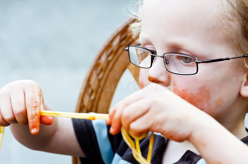 Horrible Spaghetti stock photo. Image of mess, snack - 21449190
