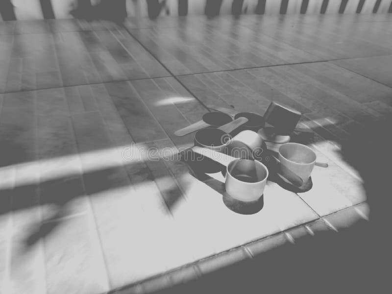 Measuring Spoon on the Floor Stock Photo - Image of view, focused ...