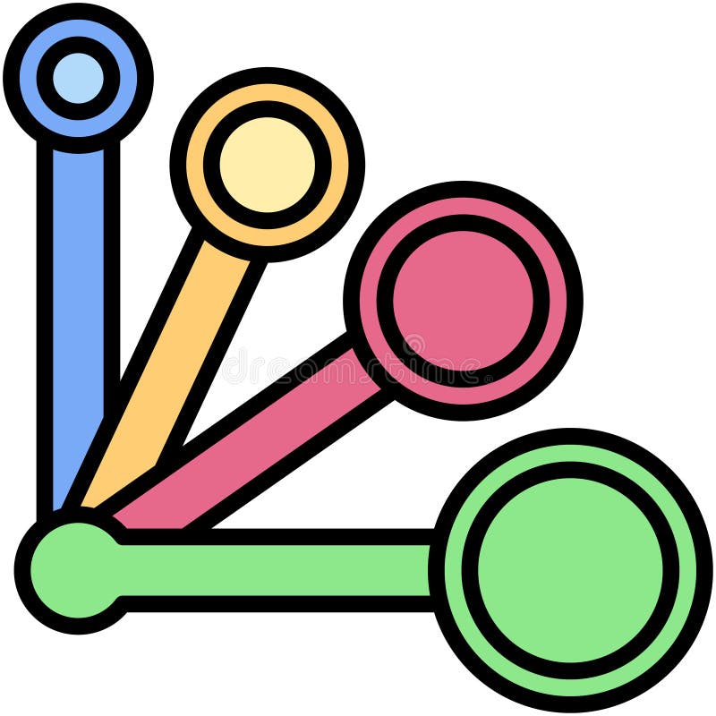 Measuring Spoon Icon, Coffee Shop Related Vector Stock Vector ...