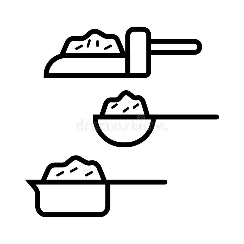 Measuring Spoon Icon Vector Illustration Stock Vector - Illustration of ...