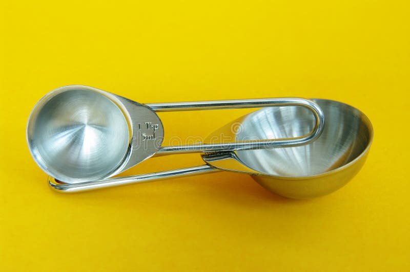 Measuring Spoons stock photo. Image of stainless, teaspoon - 14430184