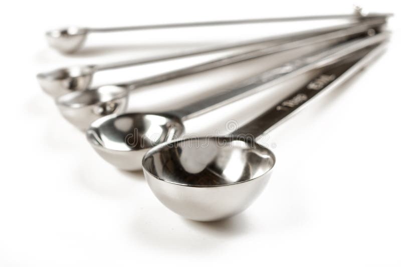 Measuring Spoons stock image. Image of cooking, isolated - 18928323