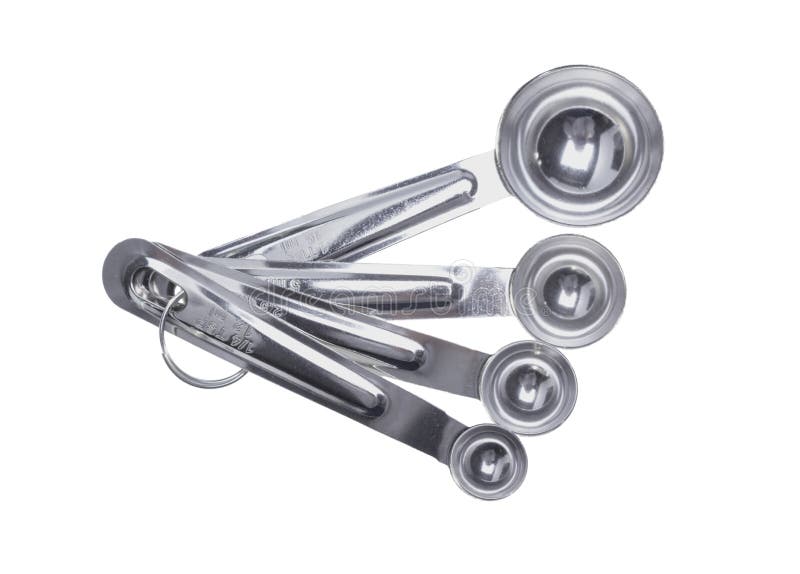 Measuring spoons. stock photo. Image of spoons, aluminum - 35838272