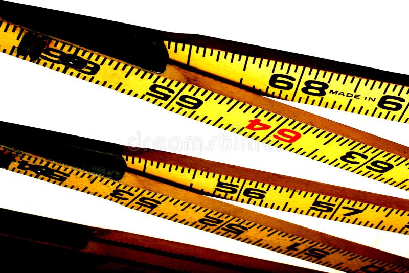 Measuring Stick II stock image. Image of white, wood, isolated - 1175359