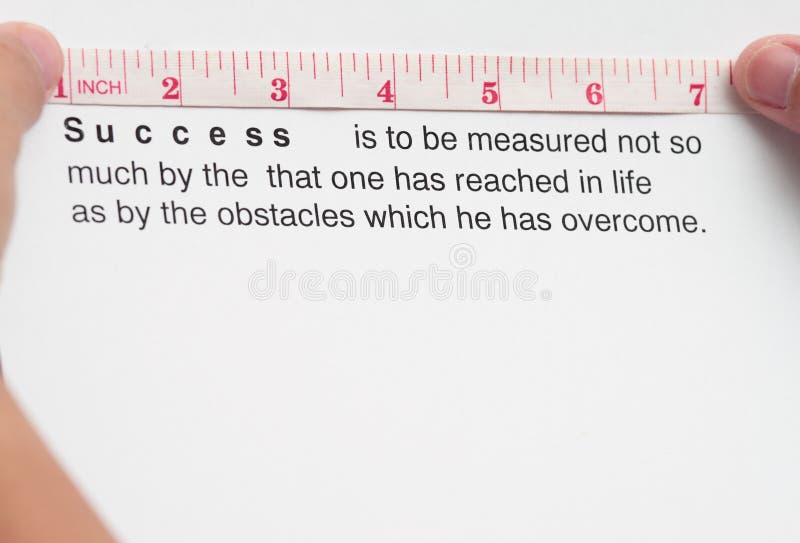 Measuring success stock image. Image of hand, successful - 16110333