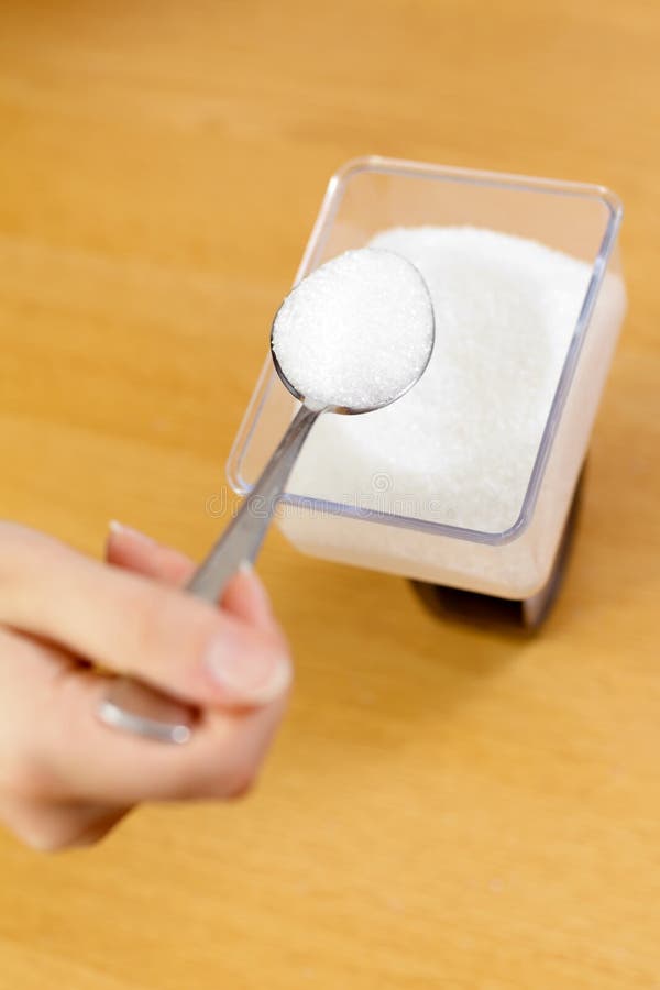 Measuring sugar stock photo. Image of pound, weight, preparing - 28351124
