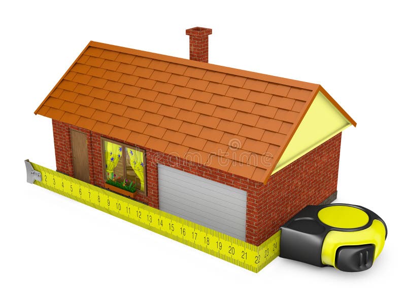 Measuring Tape Ruler House Floorplan Stock Illustrations – 514 ...