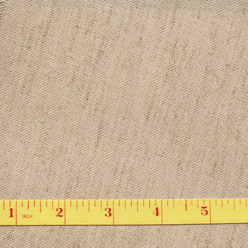 Measuring tape on fabric stock image. Image of sewing - 19080079