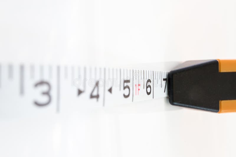 Measuring Tape for Forensic in Crime Scene Isolated Stock Image - Image ...