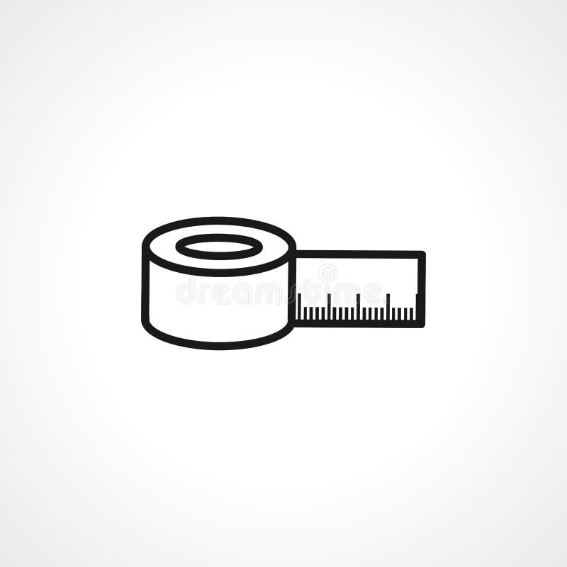 Measuring Tape Icon. Measuring Tape Vector Icon. Measuring Tape ...