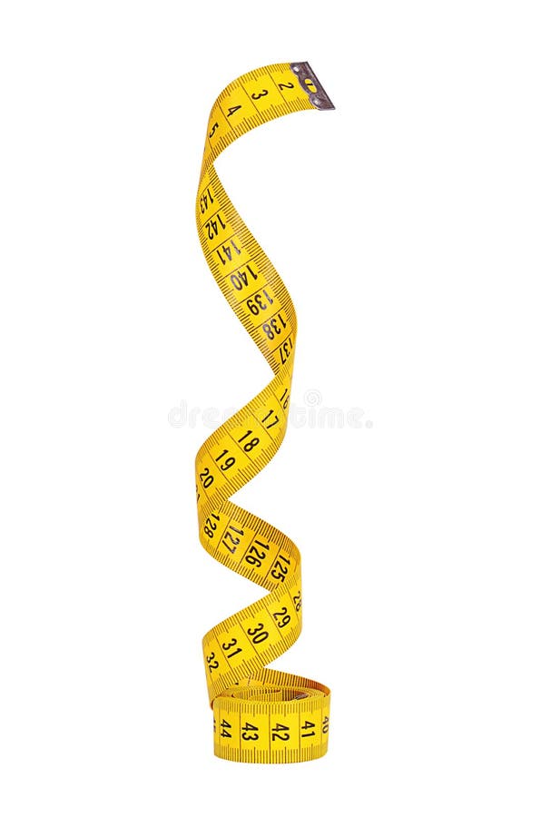 Measuring Tape Isolated on White Background Stock Photo - Image of ...