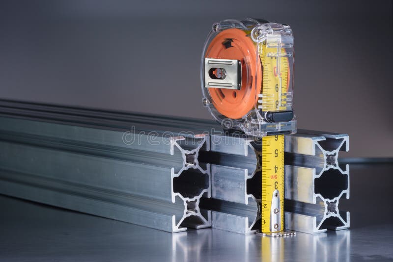 Measuring Tape with Metal Profiles, Component of Construction Industry ...