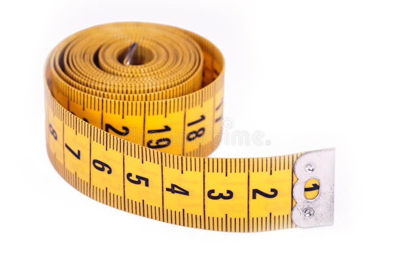 Measuring tape roll stock photo. Image of measurement - 15357958