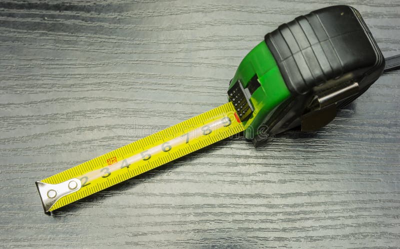 Roller tape measure. stock image. Image of accuracy - 107614577
