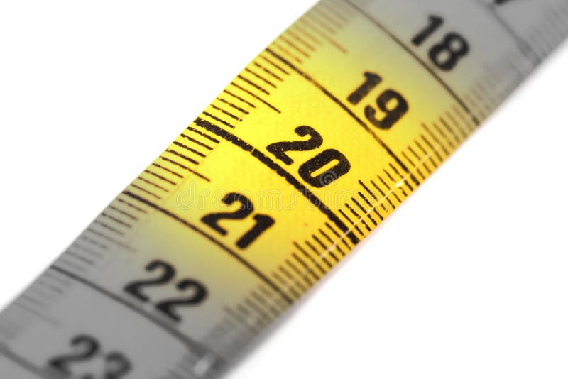 Measuring Tape, Selective Focus on 20 Stock Photo - Image of metric ...