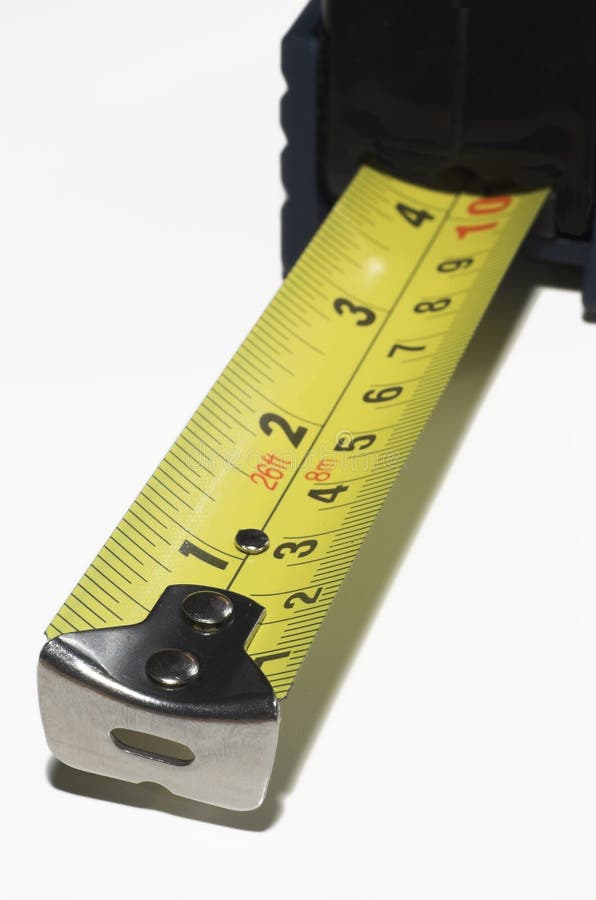 Measuring Tape Sticking Out Stock Photo - Image of handyman, architect ...