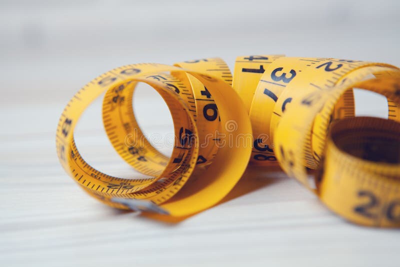 Measuring Tape on the Table Stock Photo - Image of size, tape: 235723678