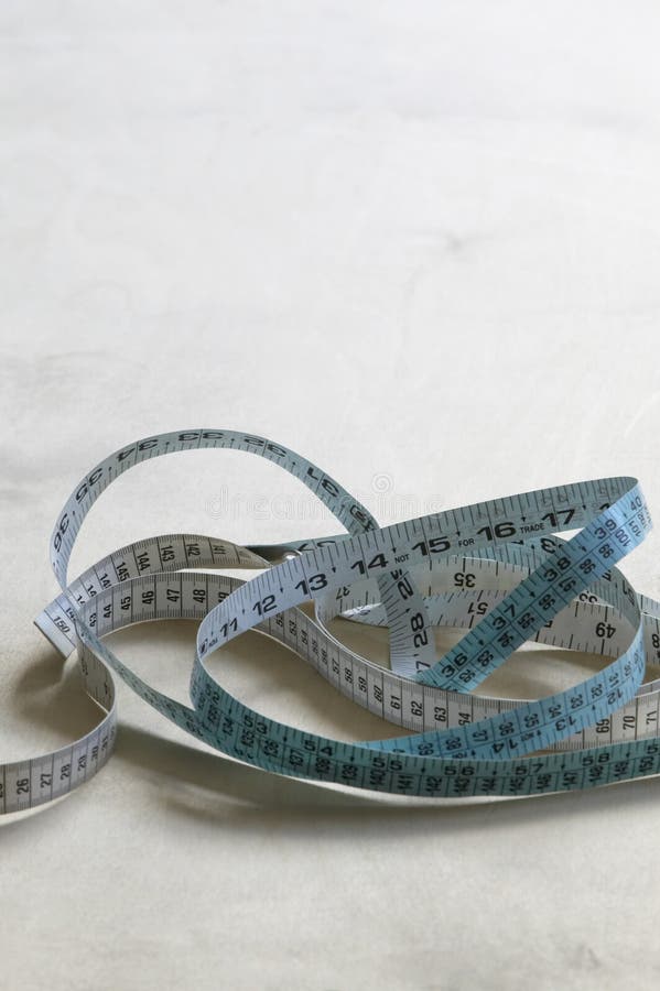 Measuring Tape on Table Elevated View Stock Image - Image of indoors ...