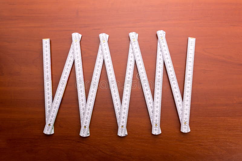 Measuring Tape on the Table Stock Image - Image of closeup, objects ...