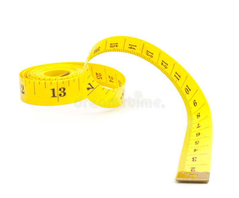 Measuring Tape of the Tailor for You Design Stock Image - Image of ...