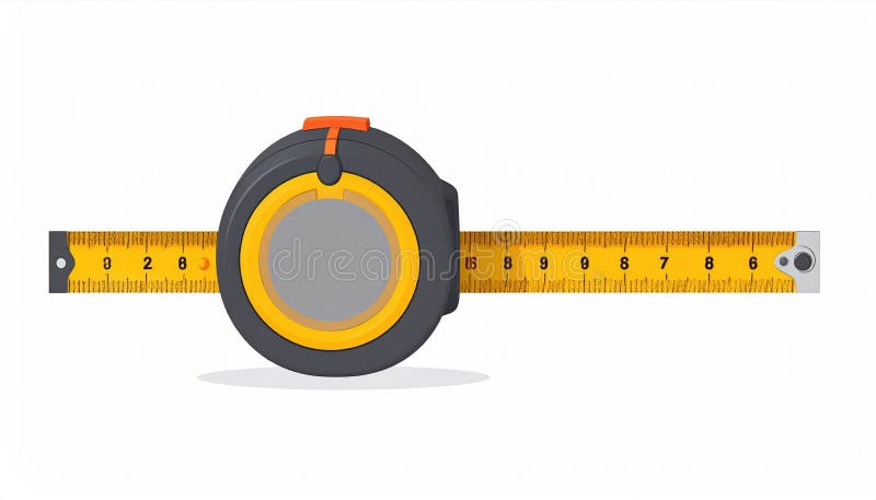Measuring Tape Tool for Precise Measurements Stock Photo - Image of ...
