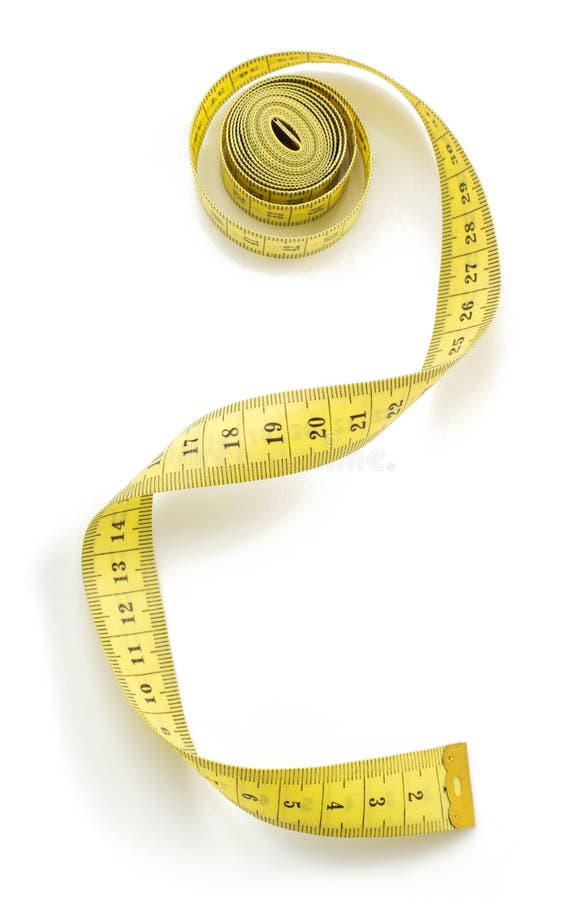 Tape Measuring on Black Background Stock Photo - Image of fashion ...