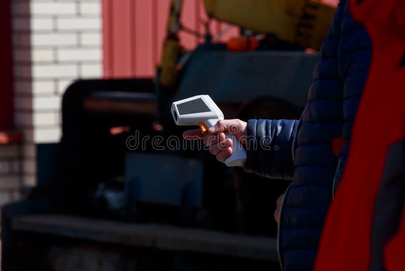 Infrared laser device stock image. Image of sensor, research - 112296157