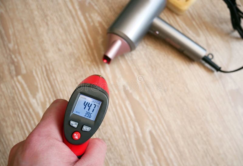 Pyrometer for Measuring Temperature. Measuring the Temperature of a ...