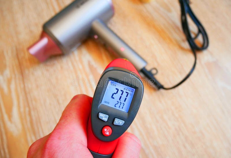 Pyrometer for Measuring Temperature. Measuring the Temperature of a ...