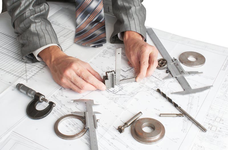 The measuring tool stock image. Image of engineer, drill - 16764493