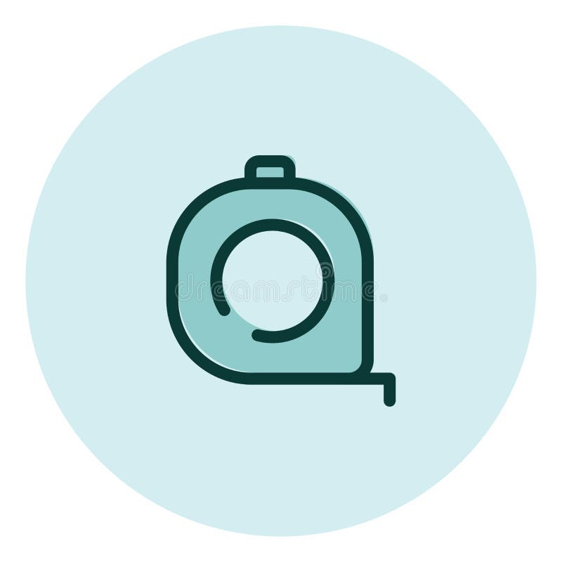 Measuring tool, icon stock vector. Illustration of graphic - 259397729