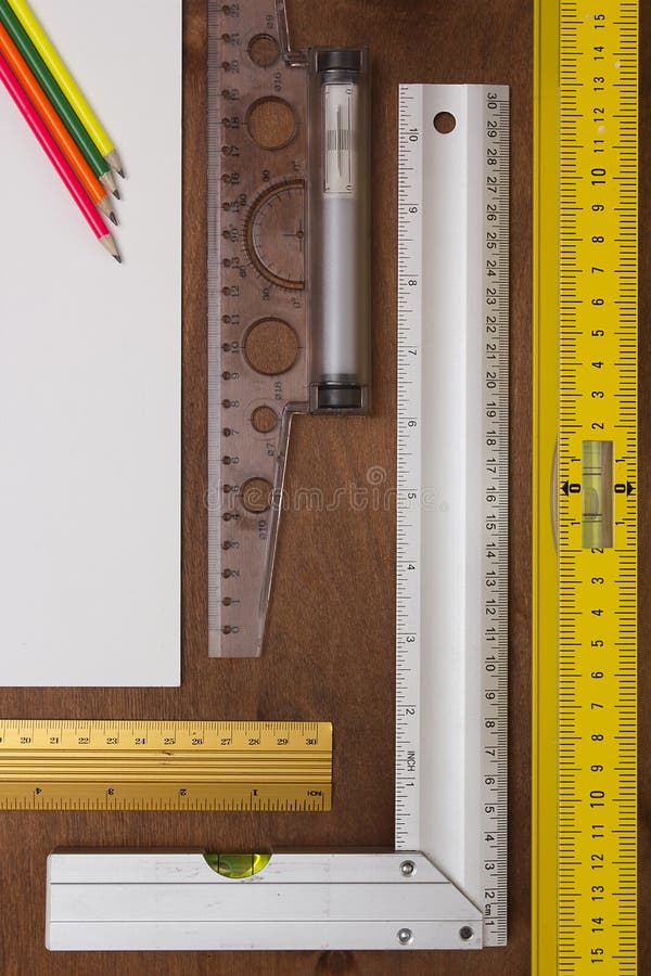 Measuring Tools Engineer stock image. Image of repair - 74744445