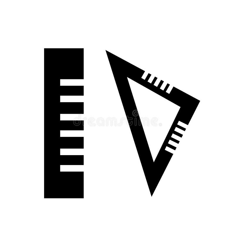 Measuring Tools Icon Vector Sign and Symbol Isolated on White ...