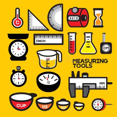 Measuring tools stock vector. Illustration of measure - 51664565