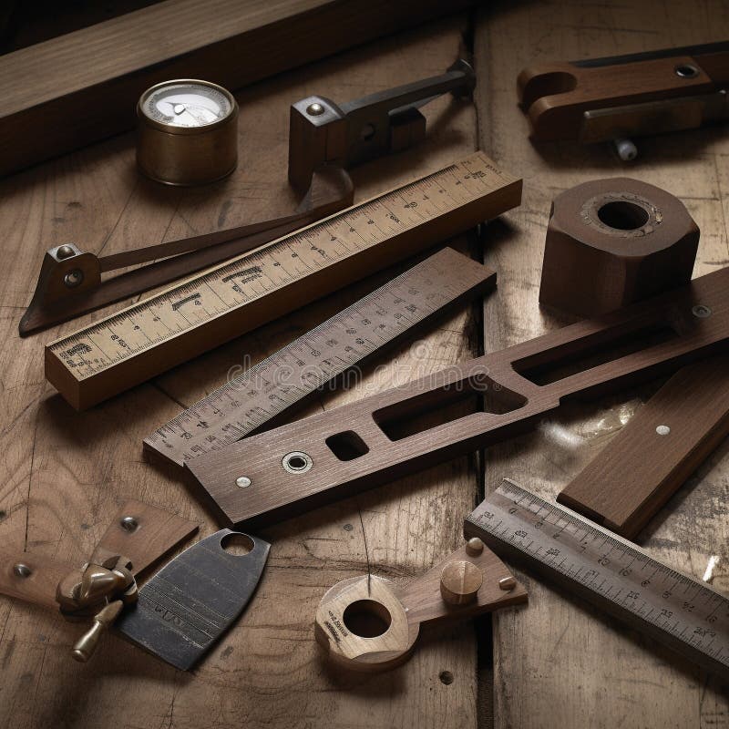 Measuring Tools Showcase Image Stock Illustration - Illustration of ...