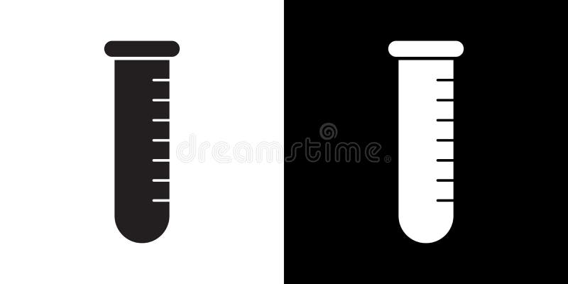 Measuring Tube Icon Vector in Clipart Style Stock Vector - Illustration ...