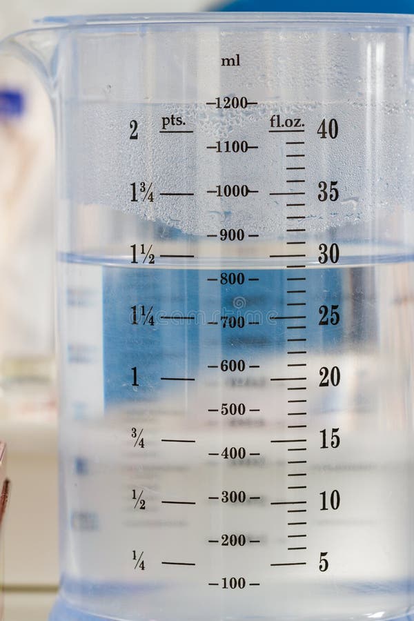 Measuring Water Levels Sign Pillar Stock Image - Image of ruler, gage ...