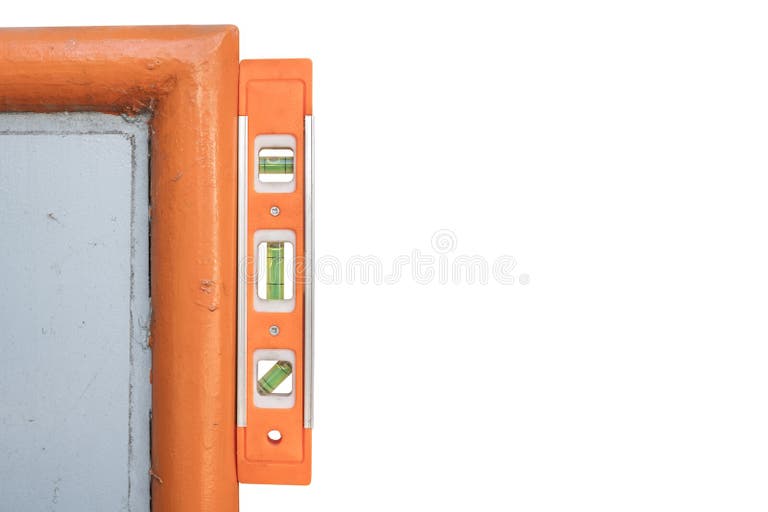 Measuring Water Level for Construction Stock Photo - Image of accuracy ...