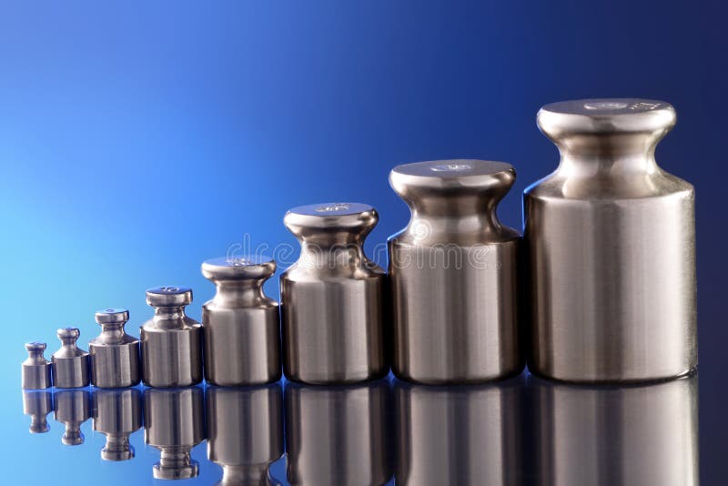 Measuring weight set stock image. Image of measuring - 19435221