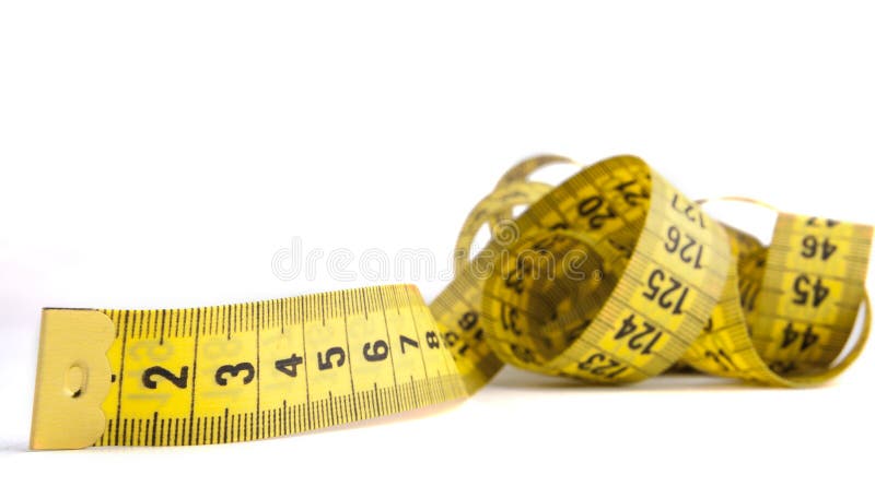 Measuring Yellow Tape stock image. Image of centimeter - 40632625