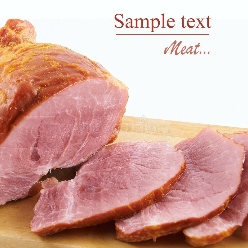 Meat stock image. Image of salty, delicatessen, eating - 15737217