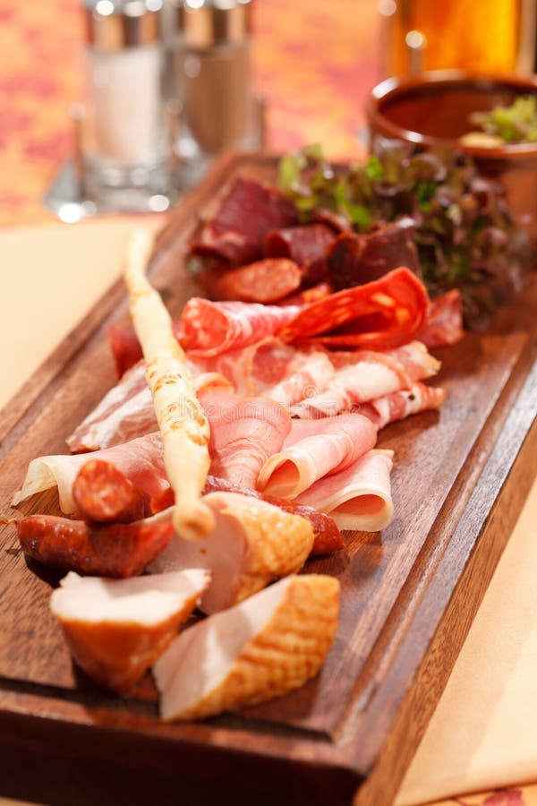 Meat appetizers stock photo. Image of smoked, parma, prosciutto - 24169434