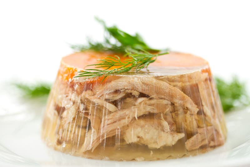 Meat aspic stock photo. Image of food, closeup, chicken - 27777416
