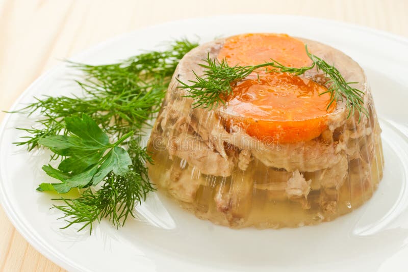 Meat aspic stock photo. Image of broth, cool, dinner - 27777508