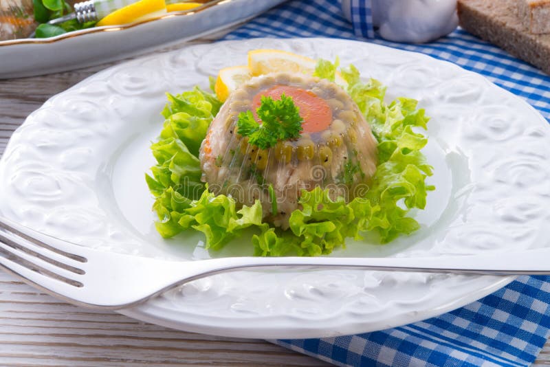 Meat aspic stock image. Image of head, broth, diet, boiled - 29490567